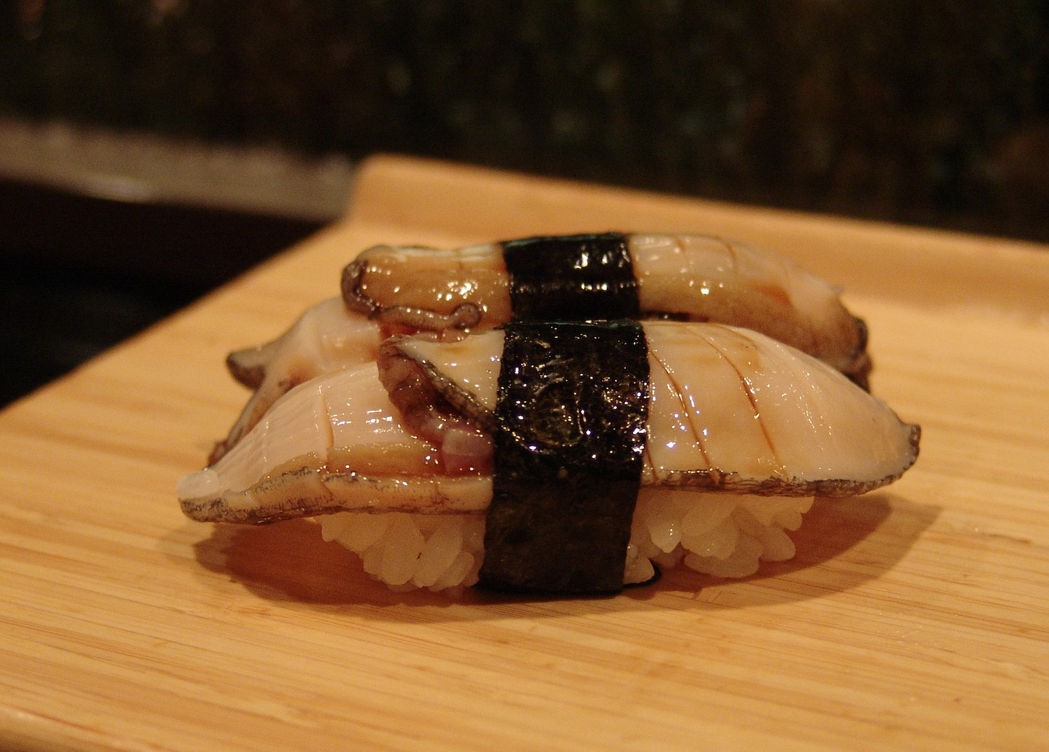 Awabi Sushi 鮑 (Information) - Love Sushi - SUSHIPEDIA